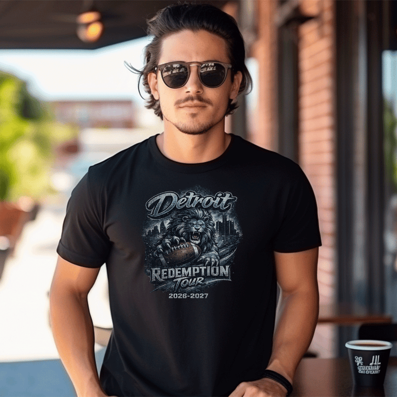 "Detroit Redemption" Men's Crew T-Shirt | Livnfresh.com